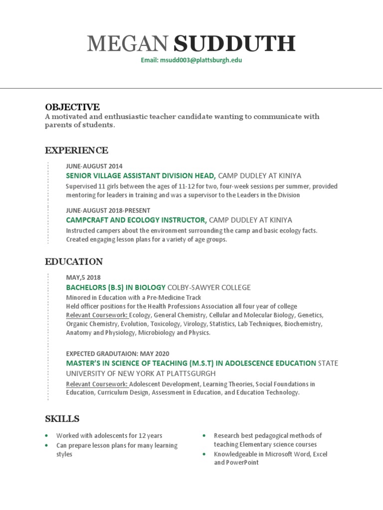 Resume For ED TECH | PDF