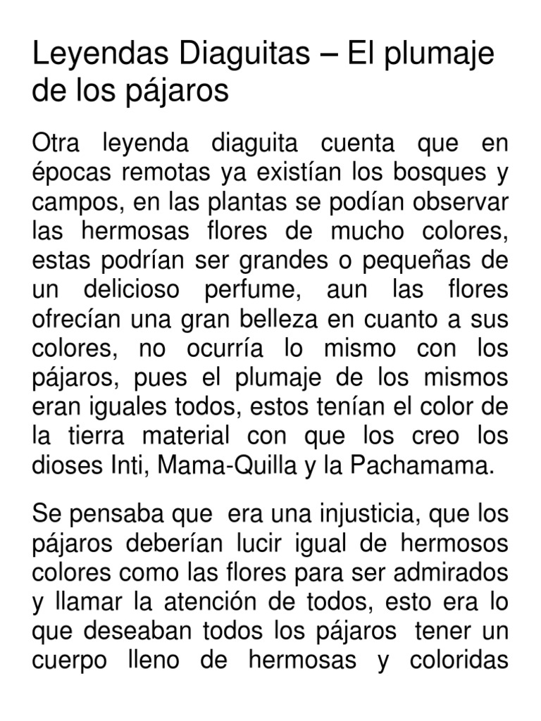 Leyendas Diaguitas Pdf