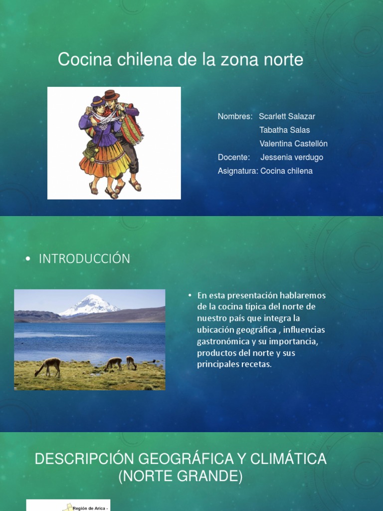 Cocina Chilena PPT 2,0 | PDF | Chile | Cocina de las Americas