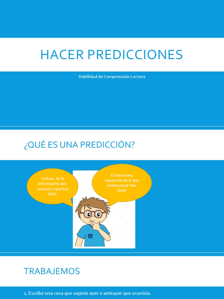 Hacer Predicciones | PDF | Ocio