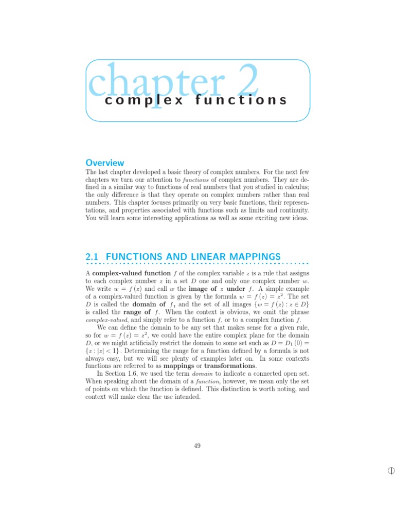 Complex Fun Linear Theory | PDF | Complex Number | Function (Mathematics)