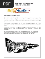 700r4 Checkball Locations | PDF | Valve | Throttle