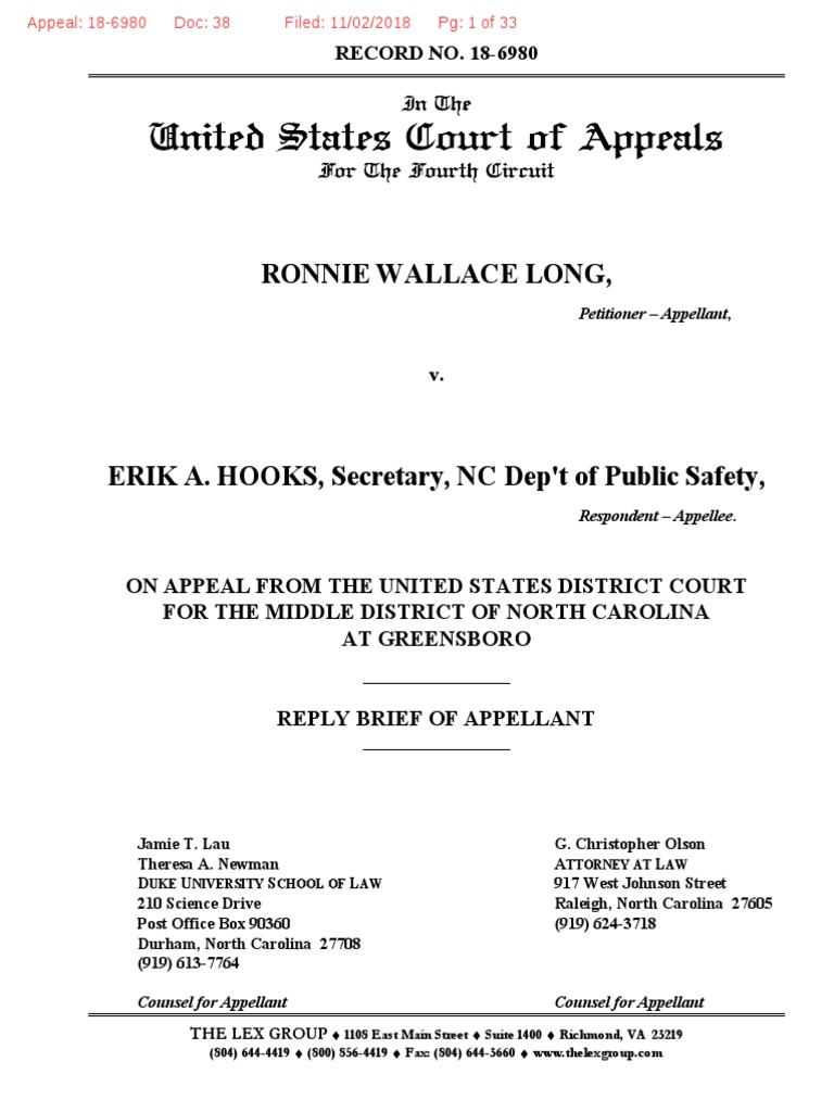Reply Brief by Long | PDF