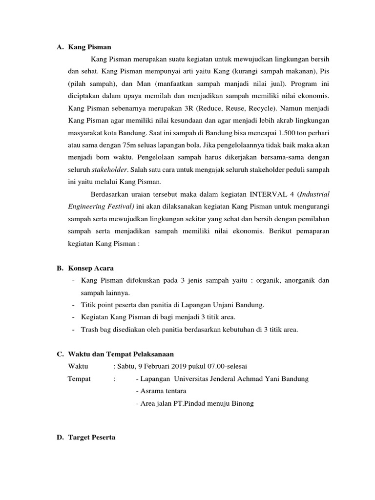 Kang Pisman: Program Pengelolaan Sampah di Bandung | PDF | Teknologi ...