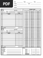 FIBA 3x3 Basketball Scoresheet | PDF | Team Sports | Rules