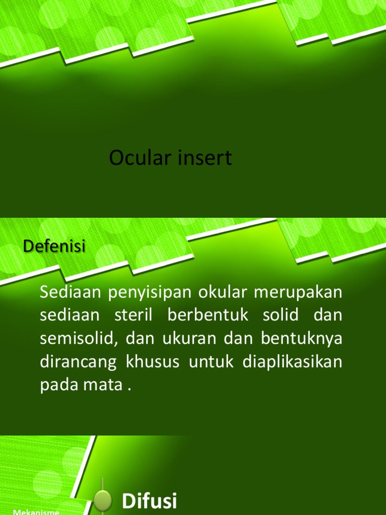 Ocular Insert | PDF