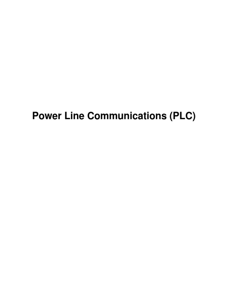 Power Line Communication Ejemplos | PDF | Wifi | Red de computadoras