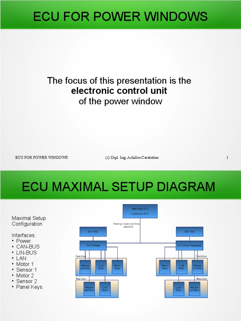 POWER Window | PDF | Microcontroller | Electromagnetism