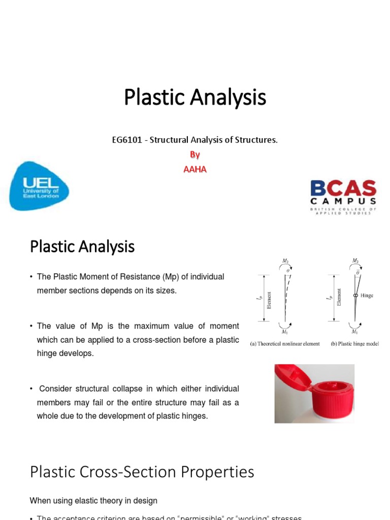 Plastic Analysis | PDF | Bending | Deformation (Engineering)