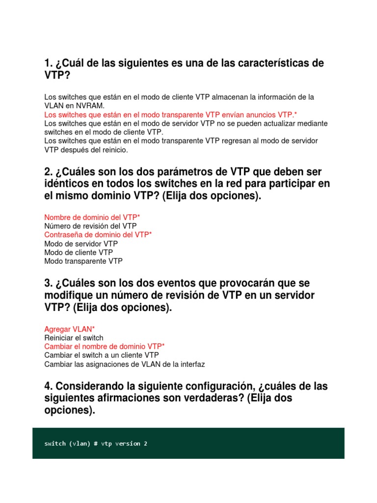 Capitulo 2 CCNA3 | PDF | Conmutador de red | Enrutador (Computación)