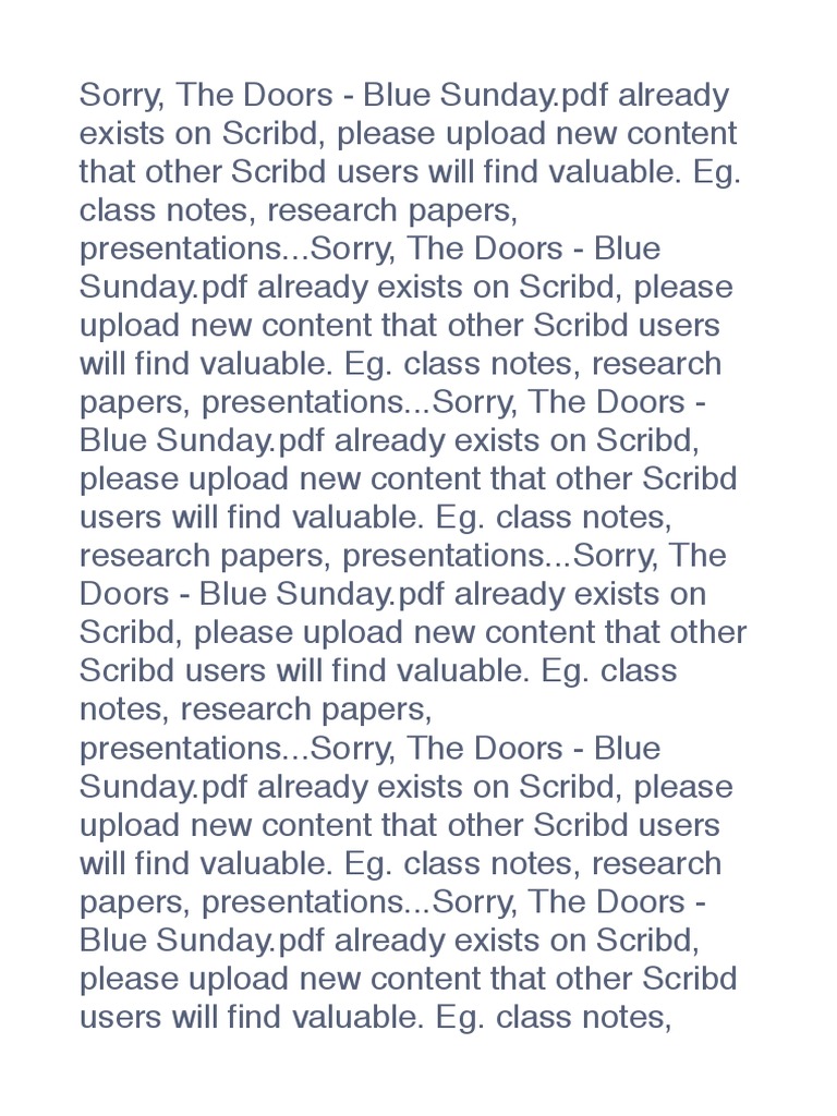 Sorry | PDF | Scribd | Online Services