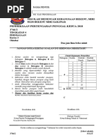 Kertas Jawapan Objektif | PDF