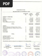 Banking Balance Sheet Template | PDF | Banks | Reserve Bank Of India