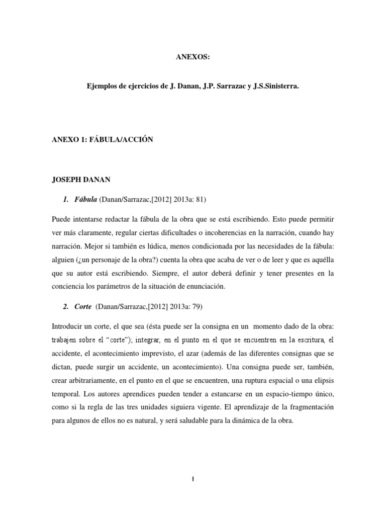 Anexos TFM Pedagogía de La Fragmentación en Joseph Danan, Jean-Pierre ...