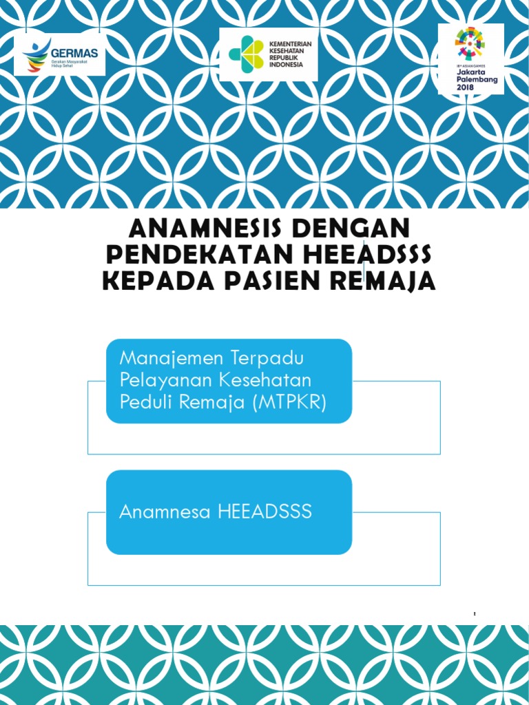 Pendekatan Anamnesis HEEADSSS | PDF