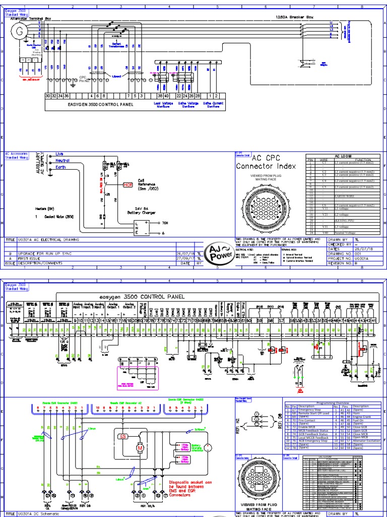 SG 600 Wiring | PDF | Relay | Power (Physics)
