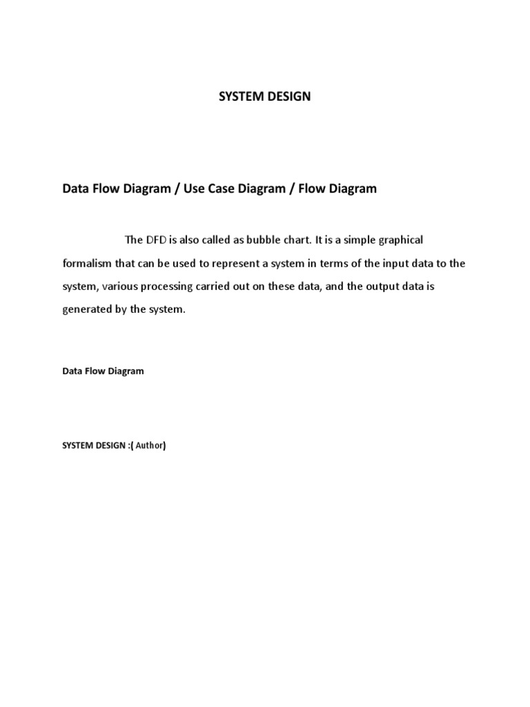 System Design | PDF | Databases | Information Science