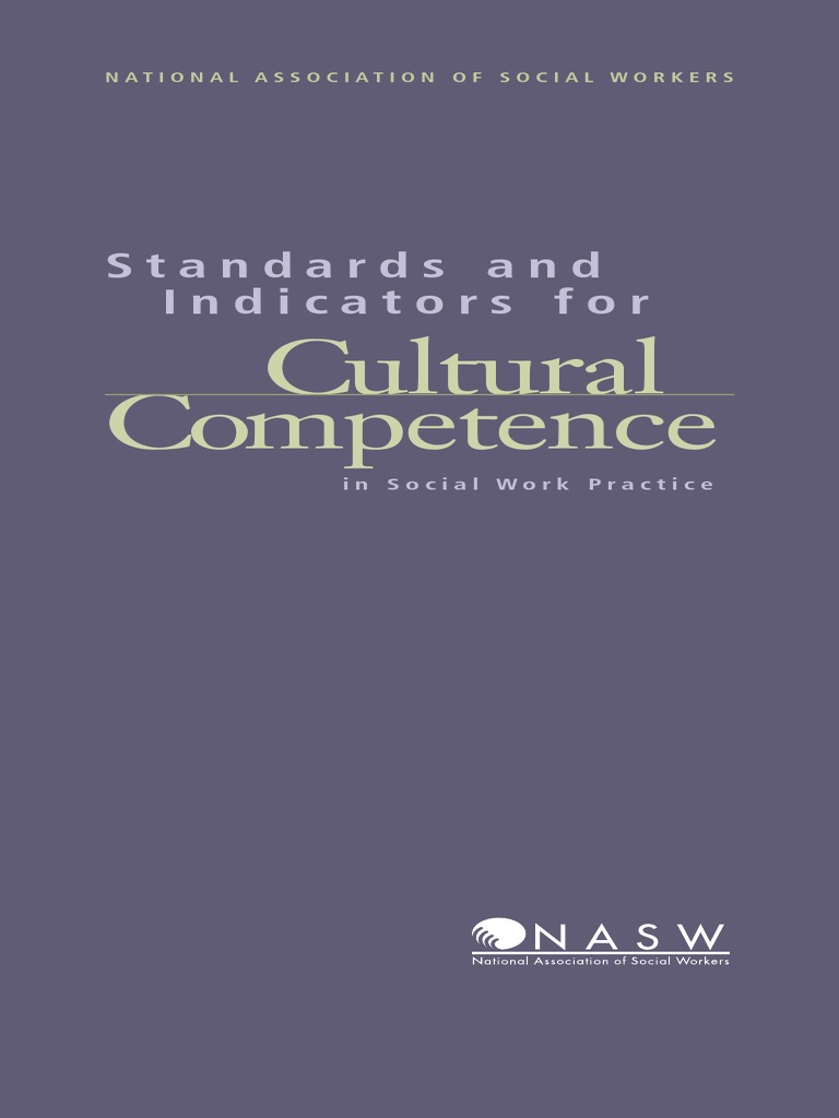 Standards and Indicators For Cultural Competence in Social Work ...