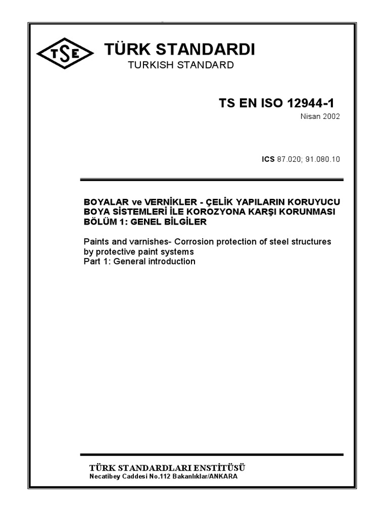 TS en Iso 12944-1 | PDF