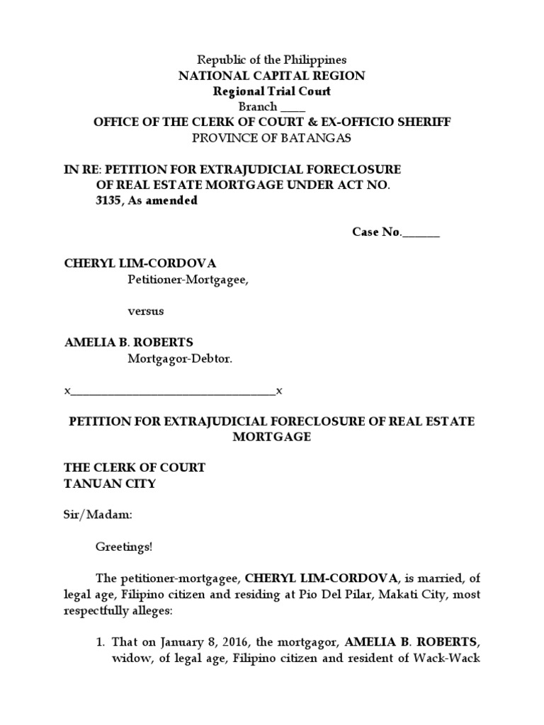 Extrajudicial Foreclosure | PDF | Mortgage Law | Foreclosure