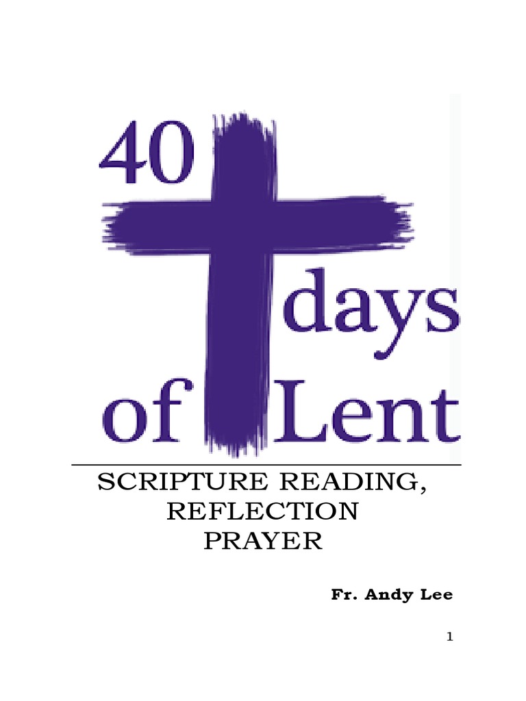 40 Days of Lent | PDF | God The Father | Saint Joseph