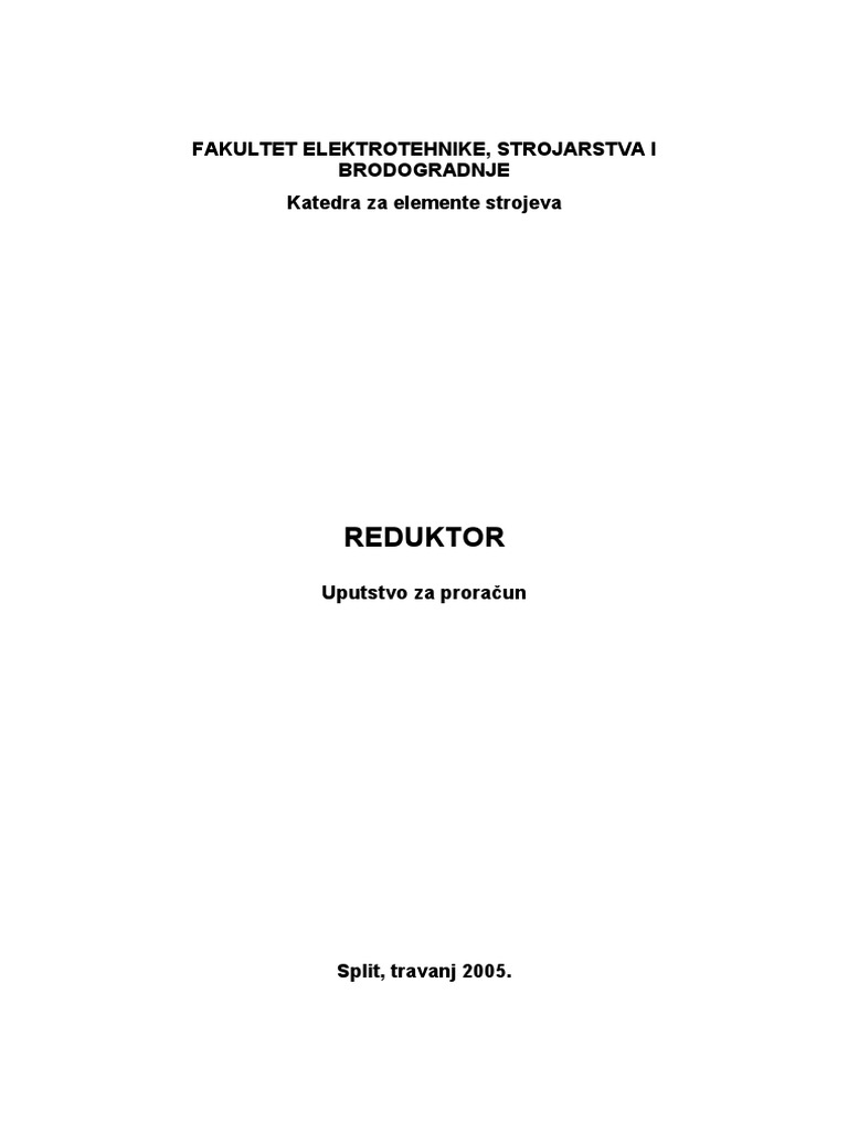 Reduktor 2005 06 PDF | PDF