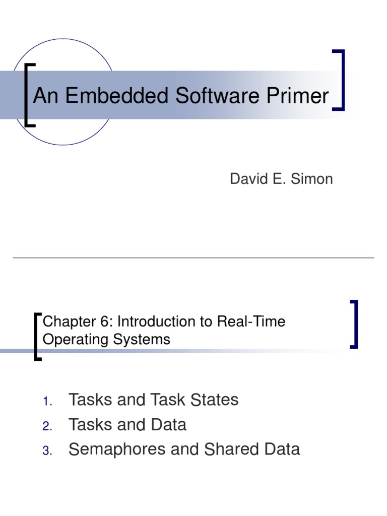 Embedded Software Primer - Ch6 | PDF | Scheduling (Computing) | Subroutine
