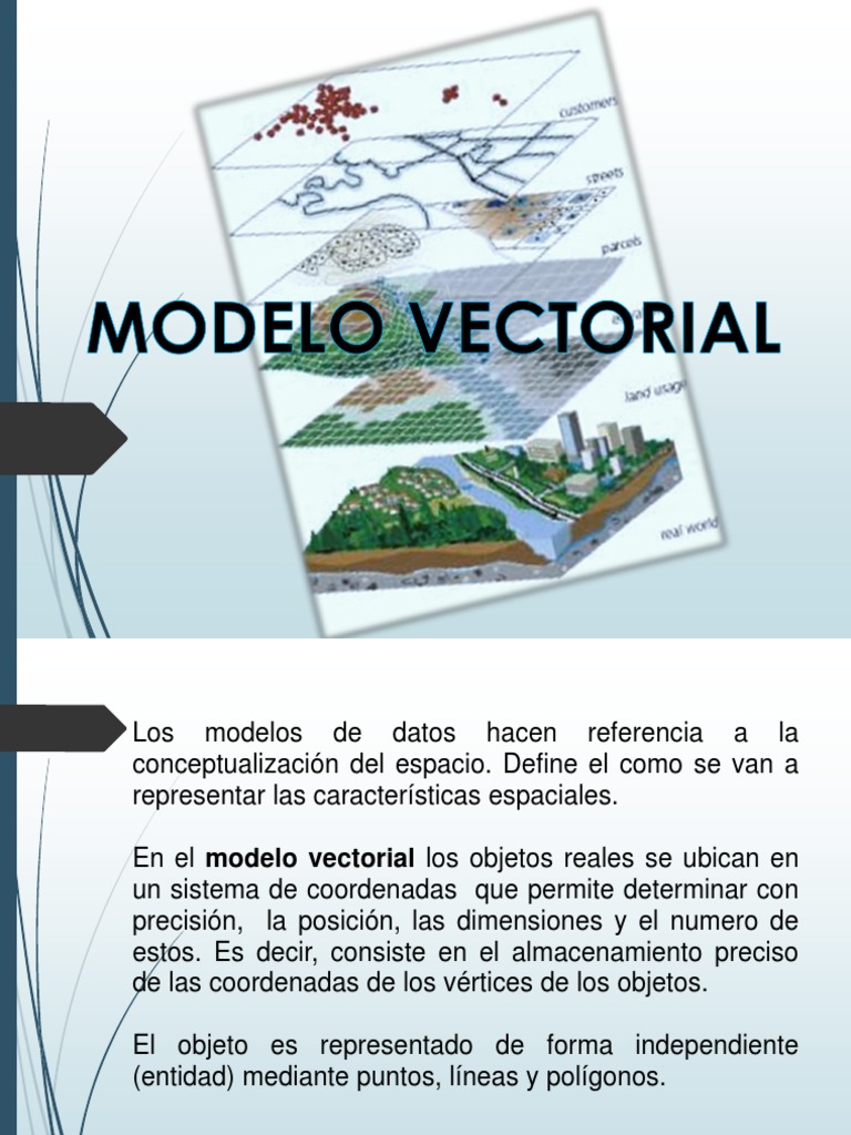 Modelo Vectorial en Datos Geográficos | PDF | Topología | Sistema de ...