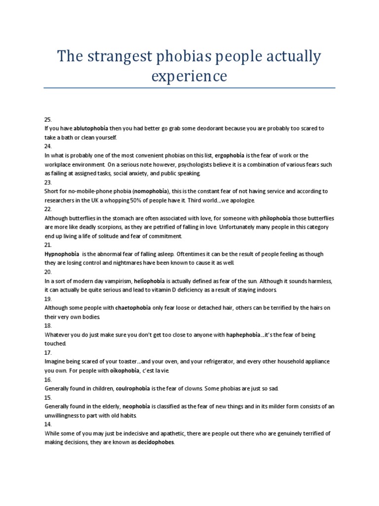 HANDOUT | PDF | Psychiatric Diagnosis | Fear