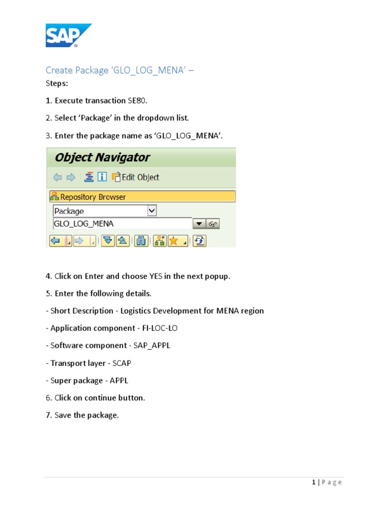 GLO Package Creation | PDF | Disclaimer | Sap Se