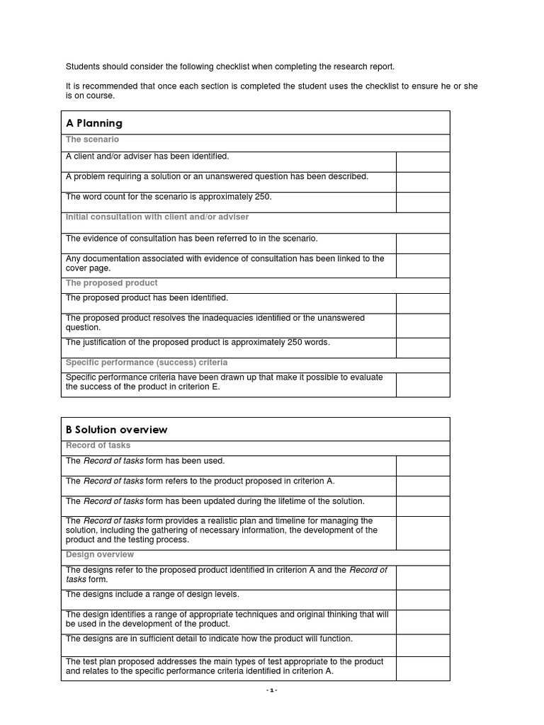 Project Checklist Students | PDF | Evaluation | Computer File