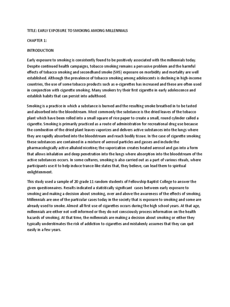 Smoking Introduction | PDF | Tobacco Smoking | Addiction