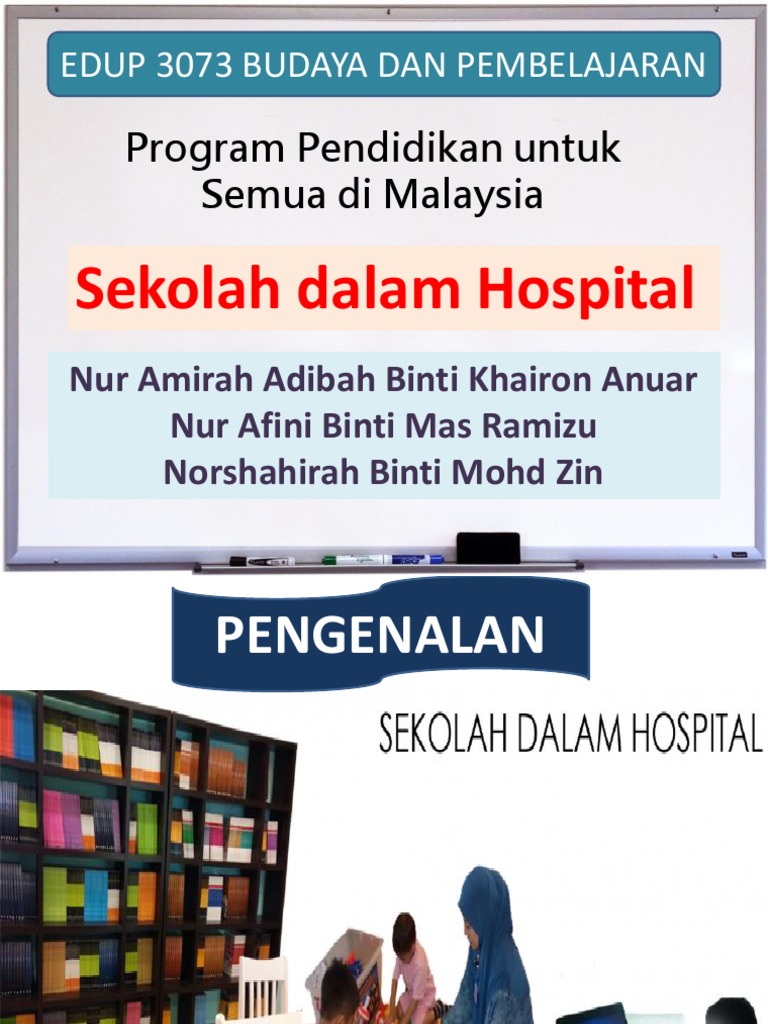Sekolah Dalam Hospital | PDF
