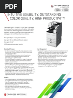 Canon imageRUNNER C359iF C259iF Brochure | PDF | Computer Security ...