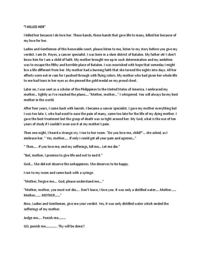 Declamation Speech | PDF