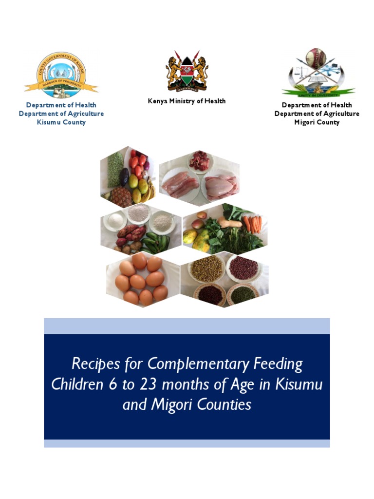 MCSP Kenya Complementary Feeding Recipe Booklet | PDF | Soybean | Bean