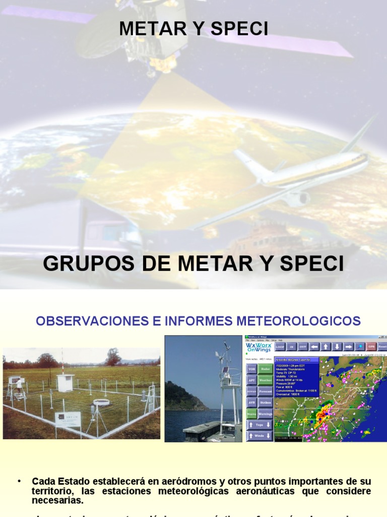 METAR Y SPECI | Nube | Fenómenos de la tierra