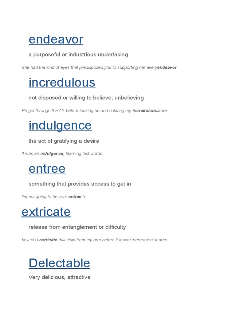 Endeavor: A Purposeful or Industrious Undertaking | PDF