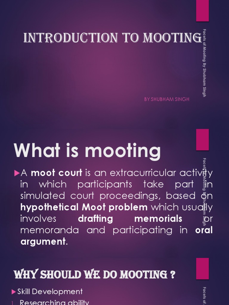 Introduction To Mooting | Download Free PDF | Supreme Court Of India ...