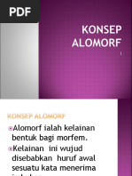 Konsep Alomorf Dan Morfofonem | PDF
