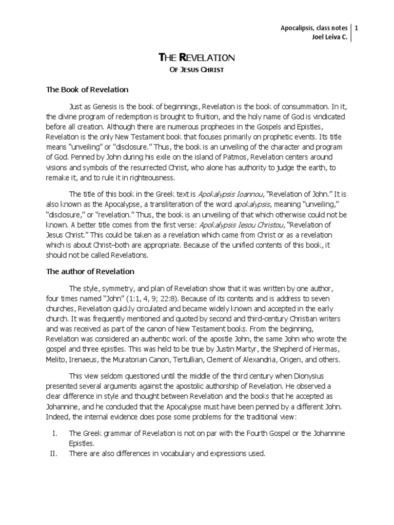 59395a90 63b7 4 The Revelation Pdf Book Of Revelation Gospel Of