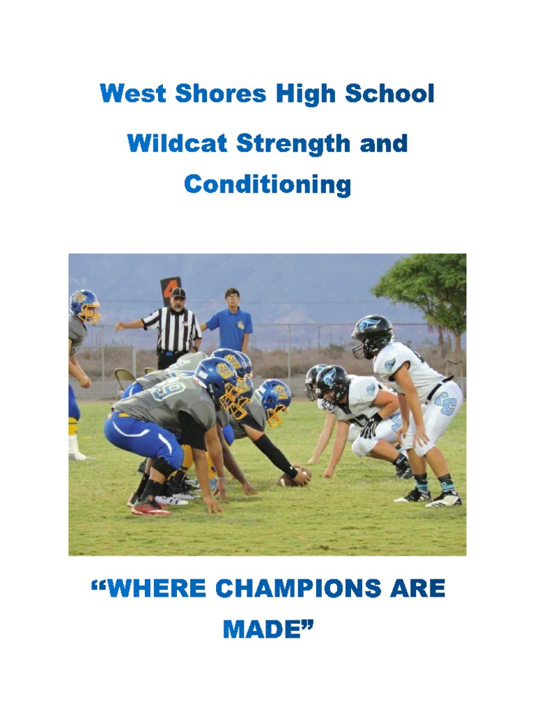 West Shores High School Weight Program | PDF | Strength Training ...