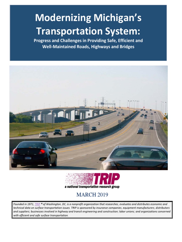 Modernizing Michigan's Transportation System Report | PDF | Transport ...