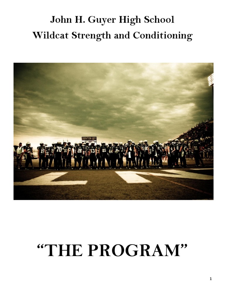 The Program Weight Lifting PDF | PDF | Strength Training | Weight Training