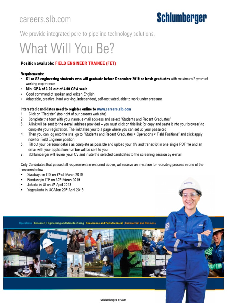 1159 - 476 - Schlumberger Campus Recruiting Sessions 2019 | PDF | Email ...