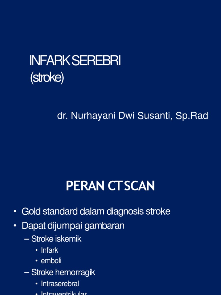 Panduan CT Scan untuk Stroke | PDF | Seni