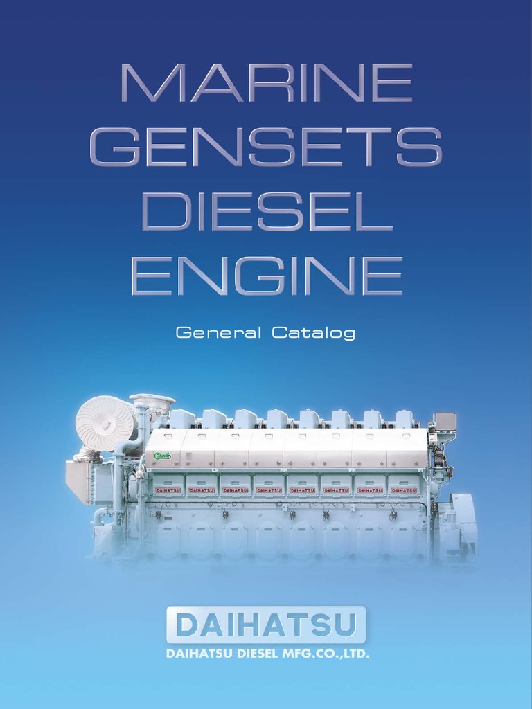 Daihatsu Diesel Engine General Catalog | PDF | Cylinder (Engine) | Piston