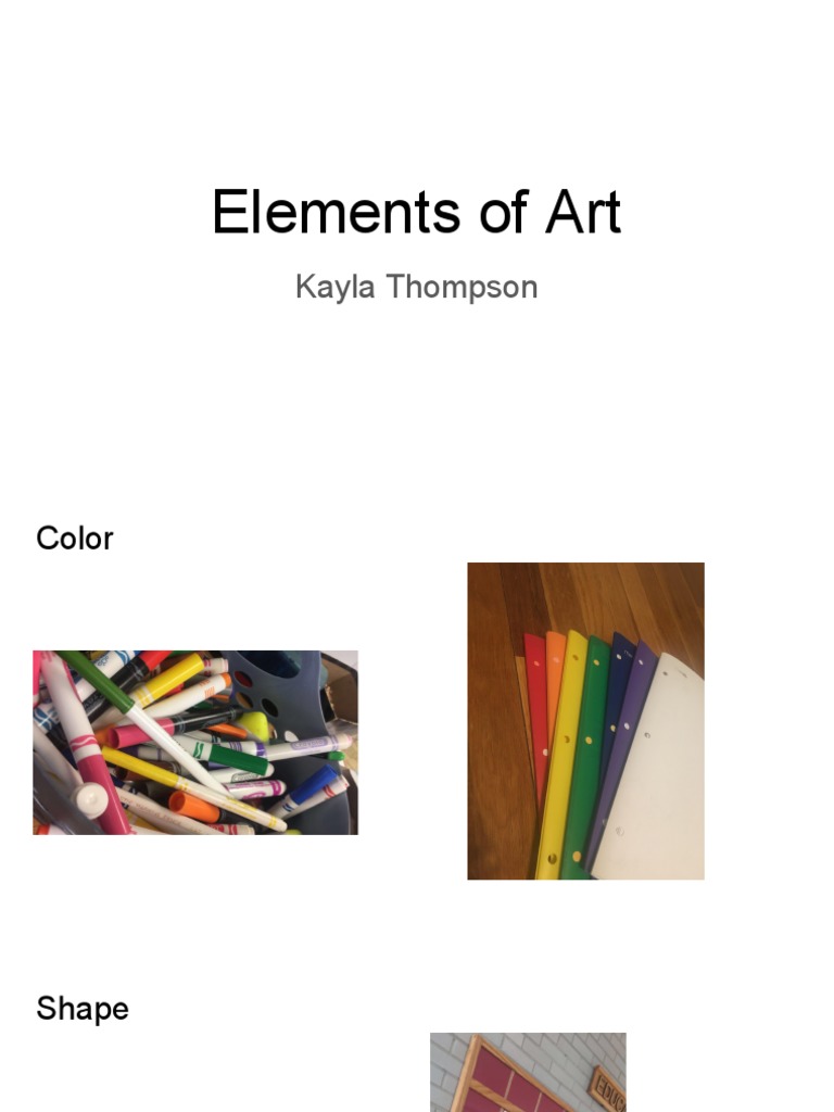 Elements of Art Slides | PDF