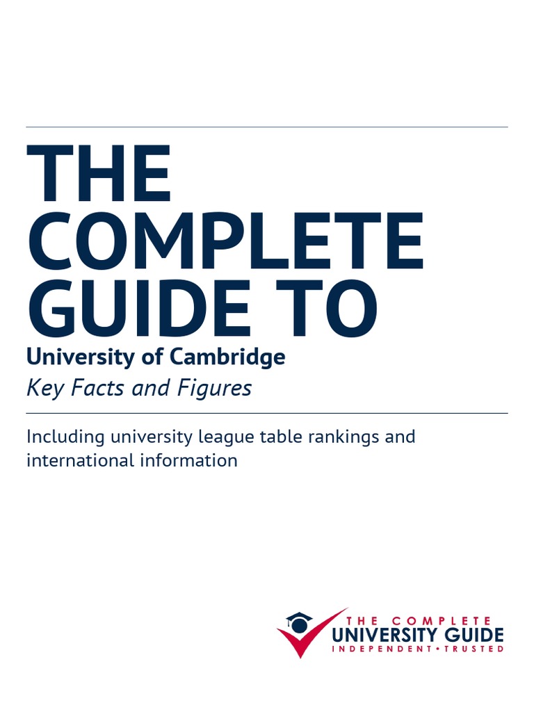 Complete Guide To University of Cambridge - 2 | PDF | University Of ...