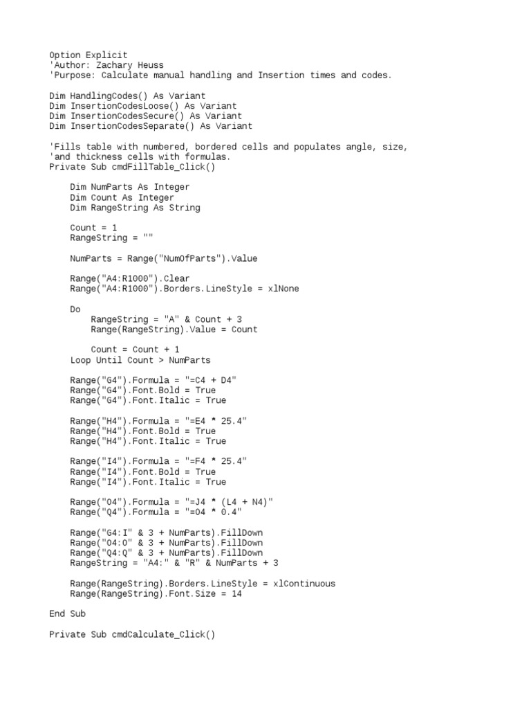 Manual Handling & Insertion Code | PDF | Deformation (Engineering ...